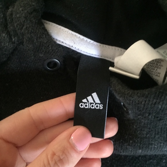 adidas | Tops | Adidas Graphite Hoodie | Poshmark